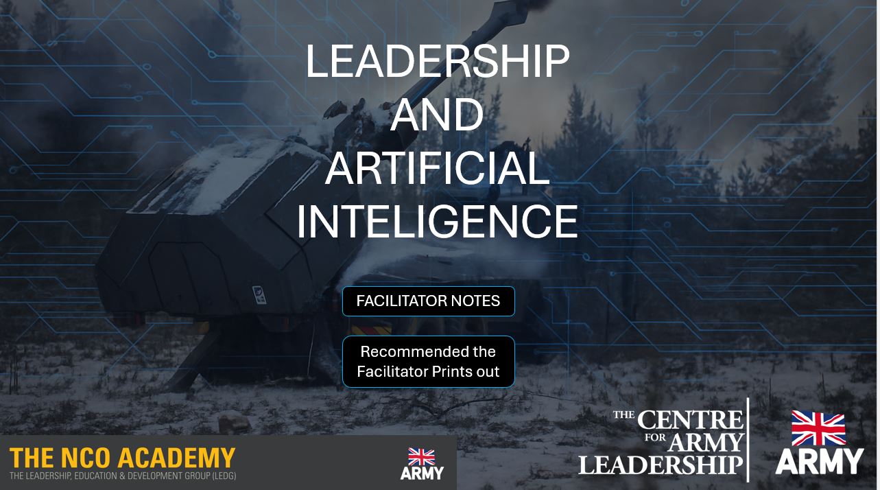 Centre for Army Leadership conferences | The British Army
