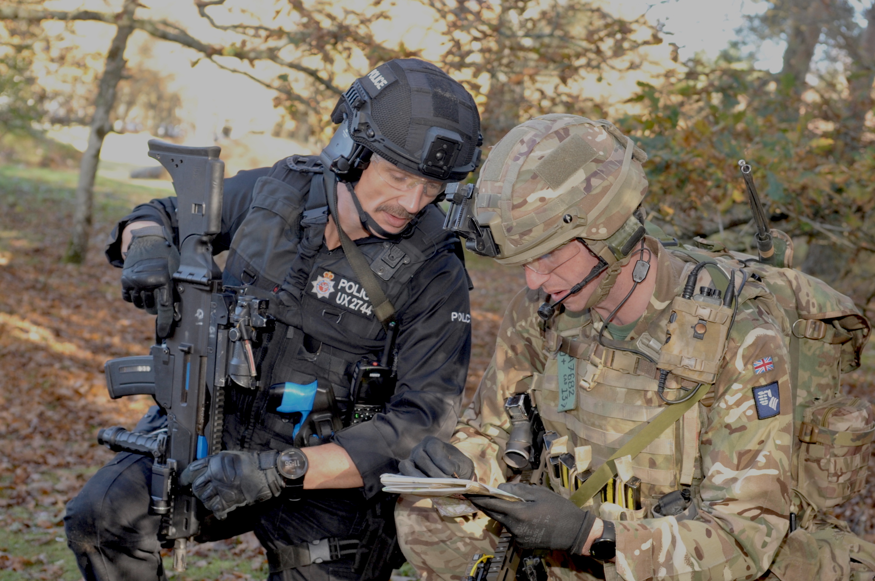 Troops And Police Train Together To Hunt Down Terrorists The British Army Troops And Police Train Together To Hunt Down Terrorists The British Army