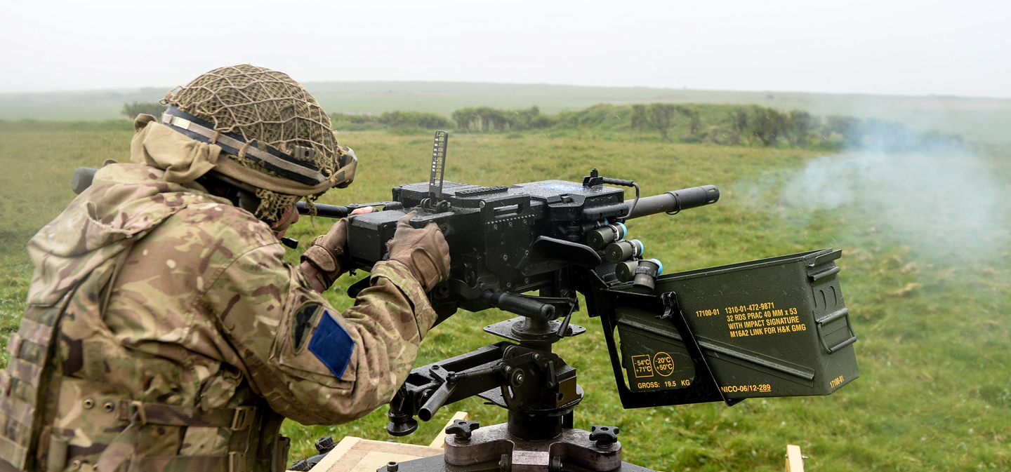 Grenade Machine Gun | The British Army
