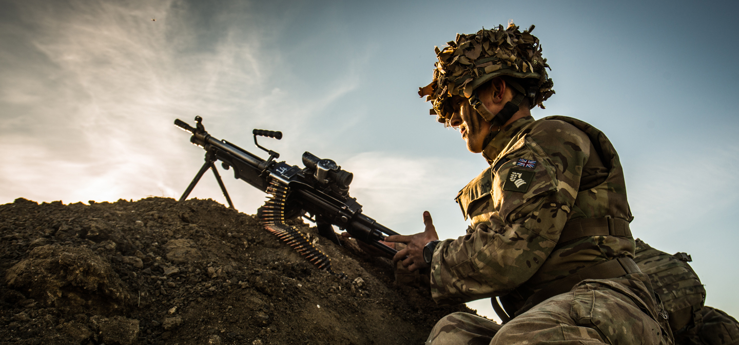 Small arms and support weapons | The British Army