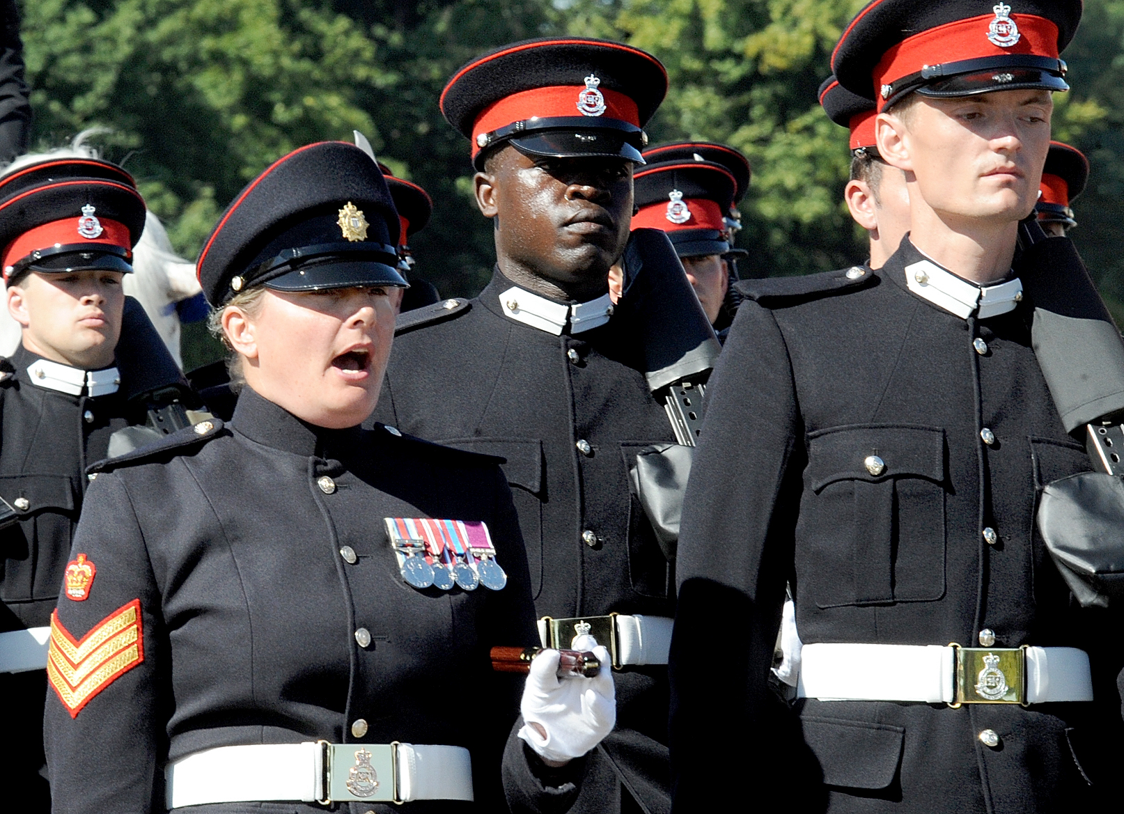 Parade will move to the left by 90 minutes.. | The British Army