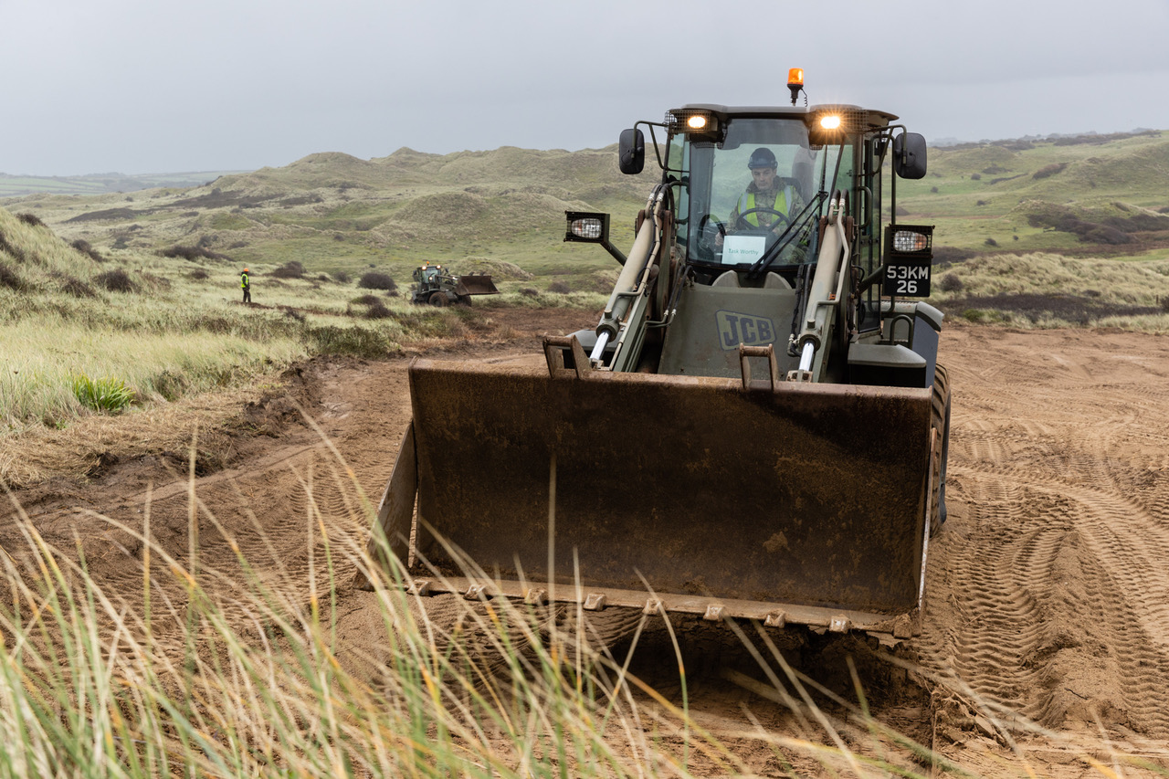 Military training helps sand dunes secure a golden future | The British ...