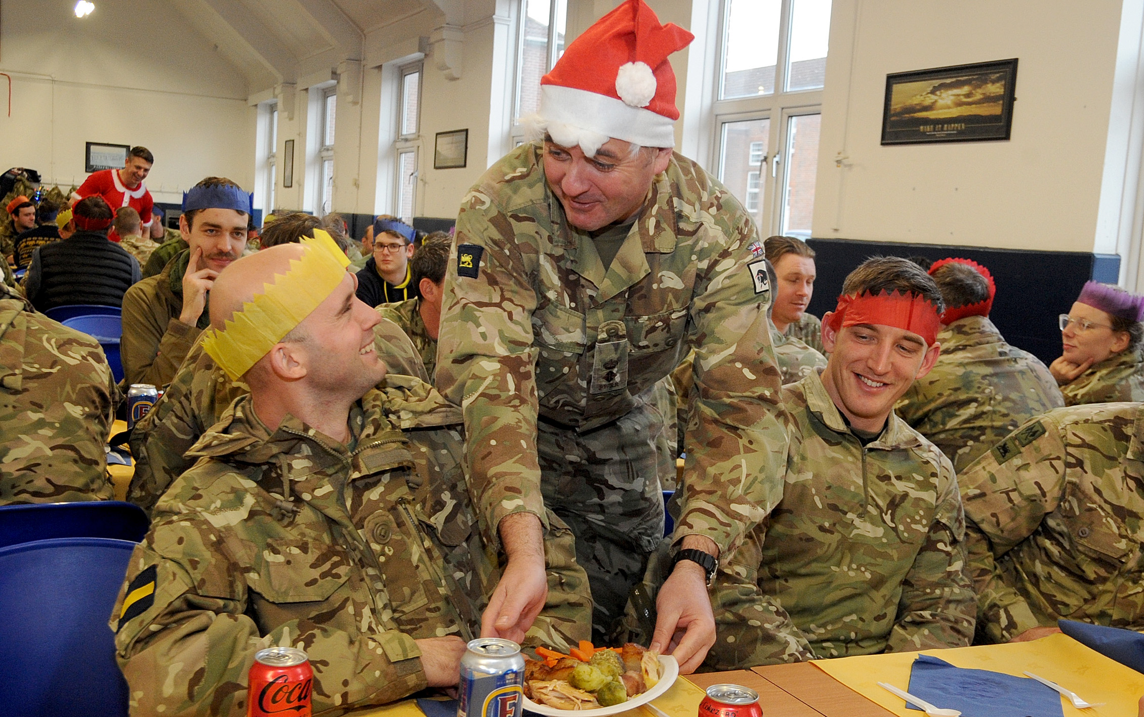 Christmas menu for Basic Military Training Centre recruits at Pulau ...