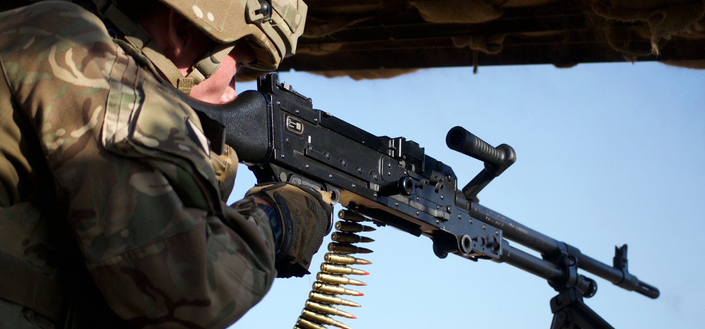 Heavy Machine Gun | The British Army