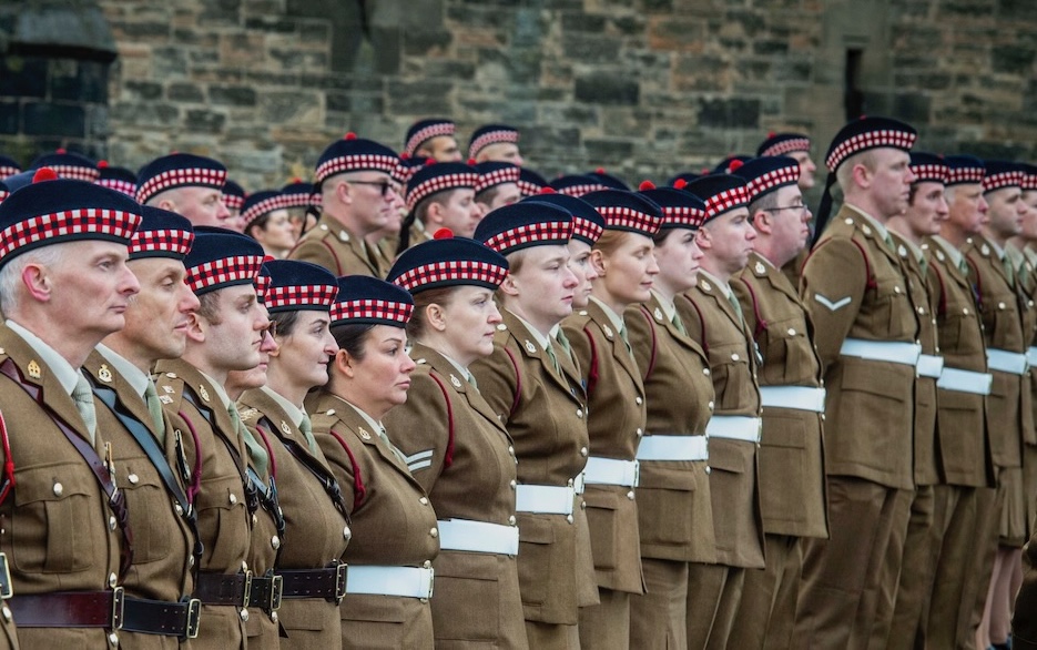 Formation parade for only Army medical services unit in Scotland - The ...