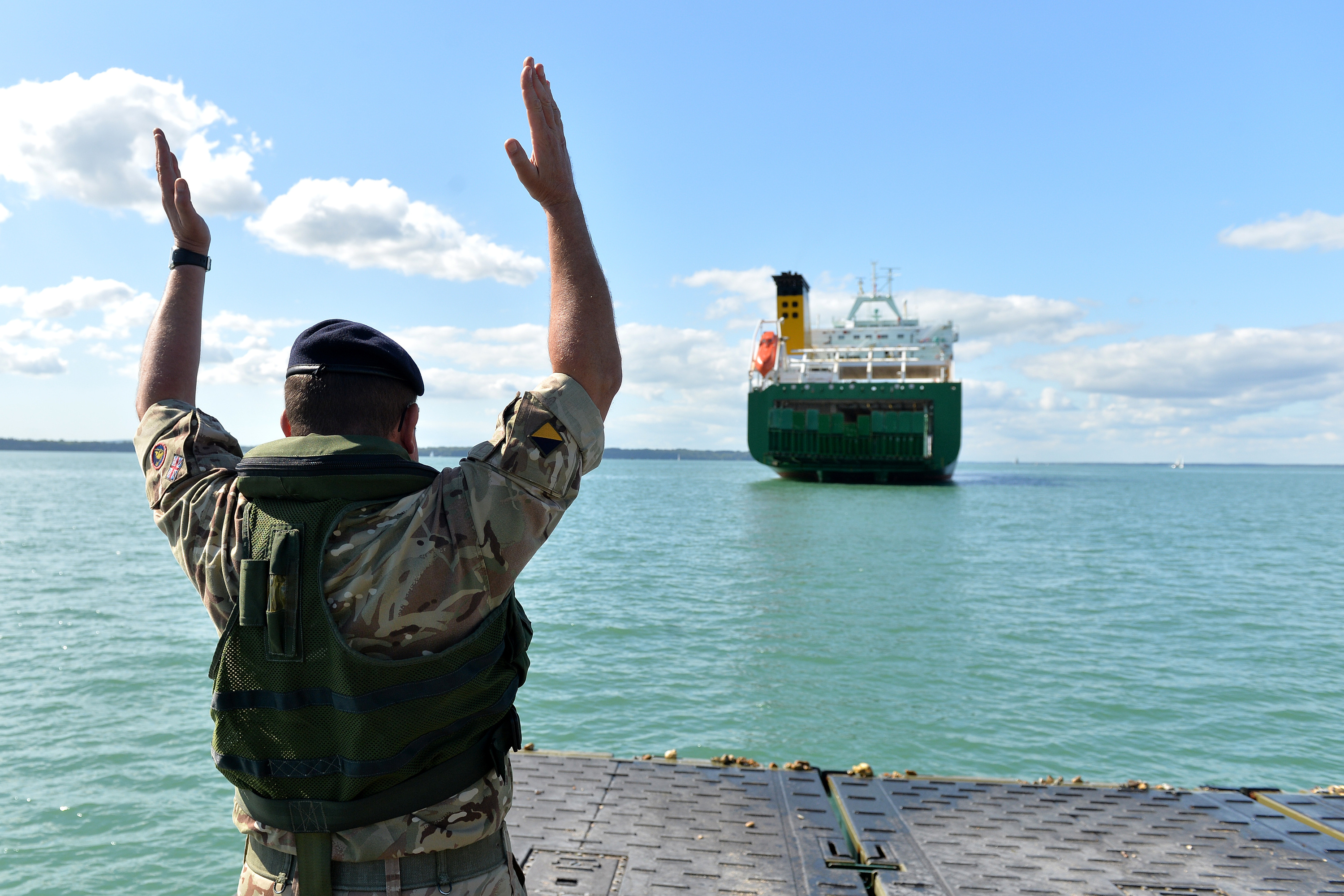 Soldiers from 165 Port & Maritime Regiment take to the water | The ...