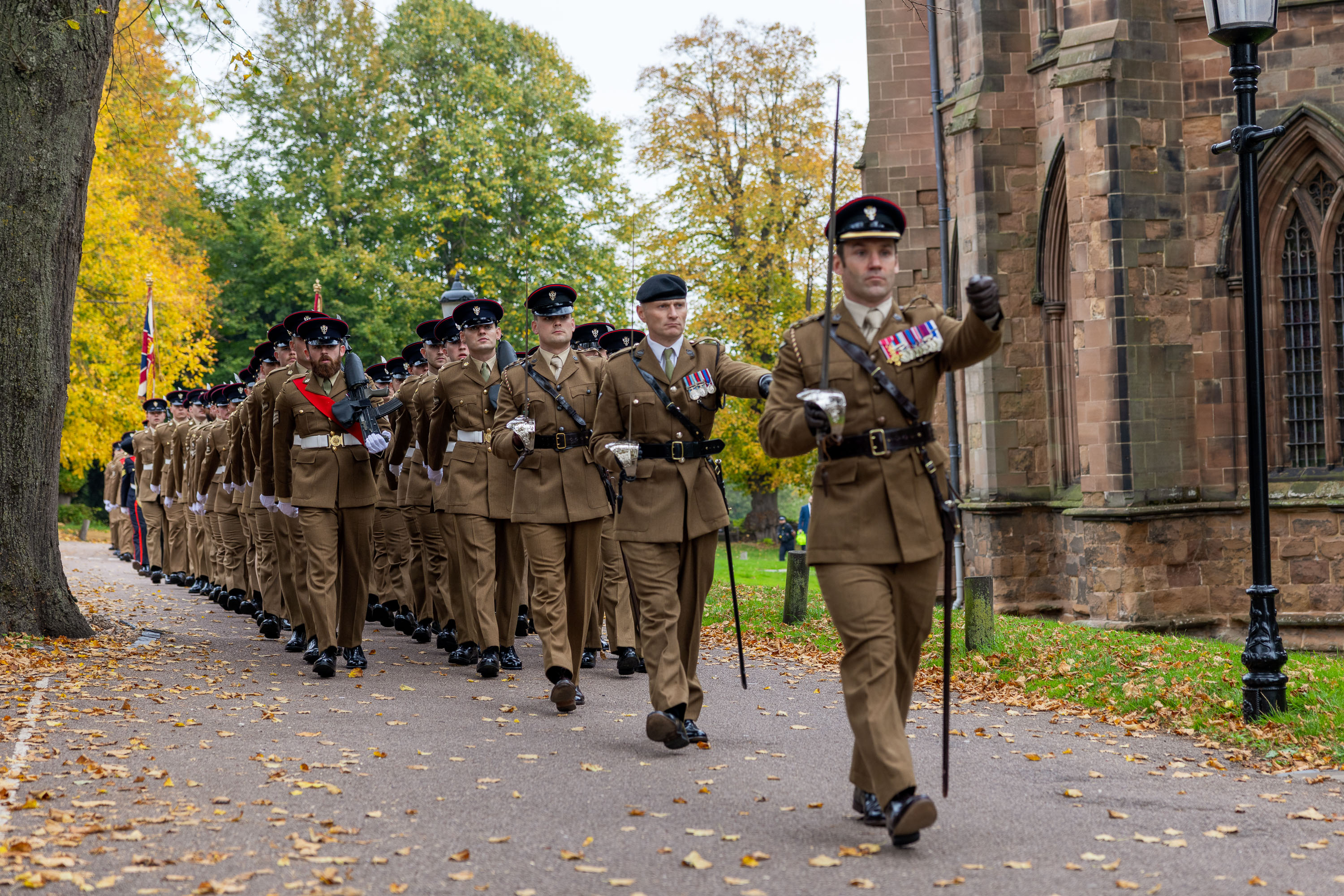 The Mercian Regiment colours laid up in historic ceremony in Lichfield ...