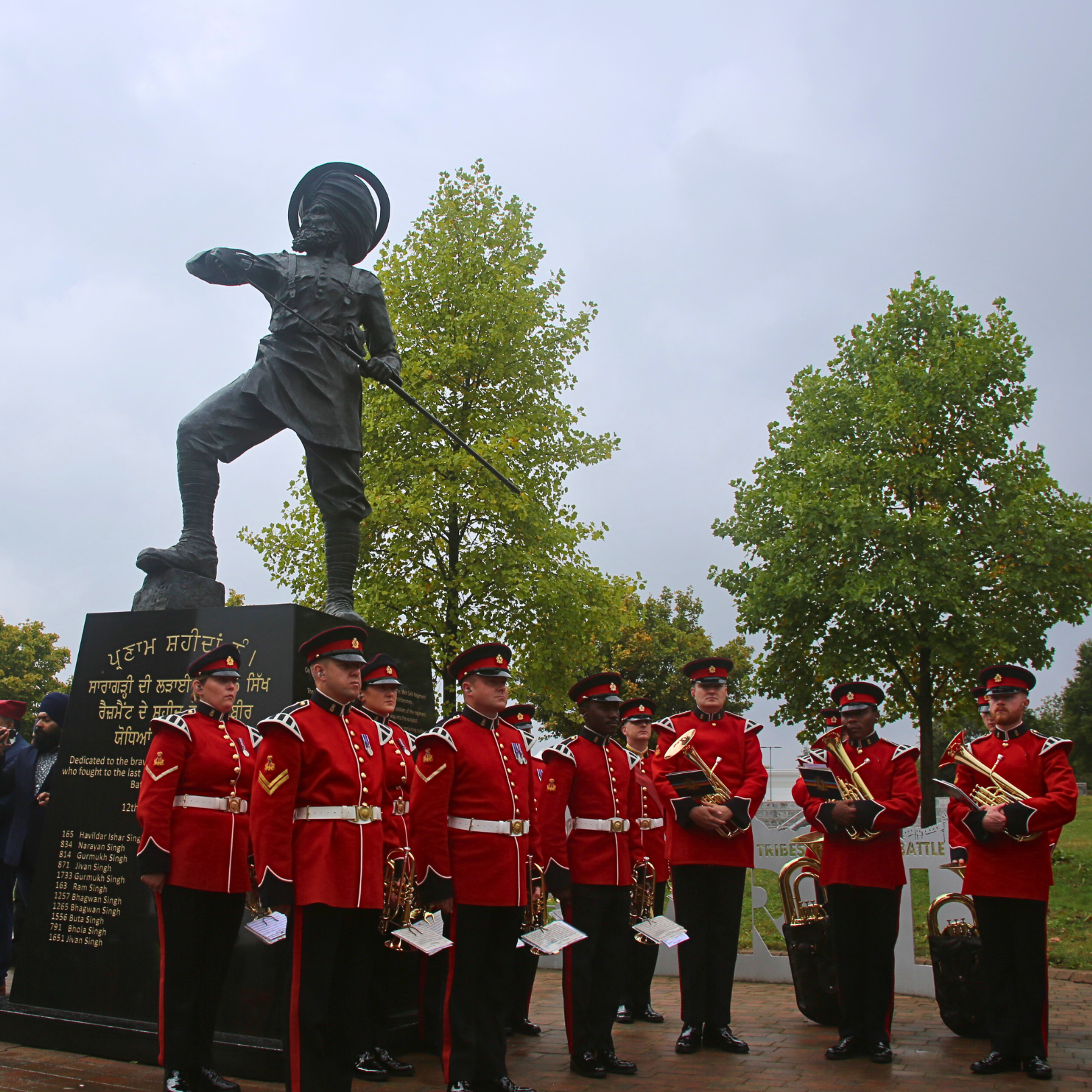 Famous last stand commemorated by Sikh soldiers | The British Army