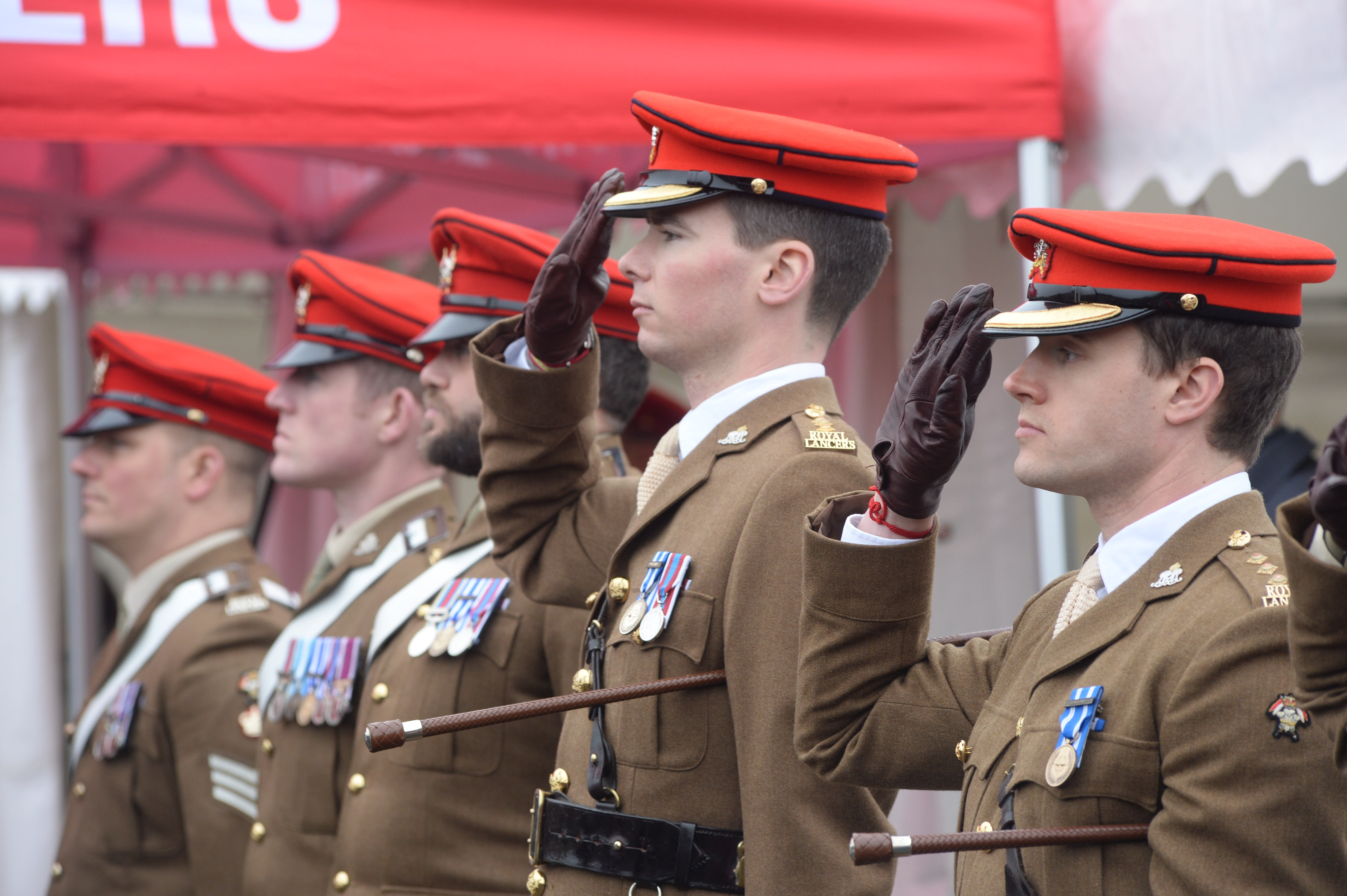 The Queen views father’s WW2 tunic on first visit to Royal Lancers as ...