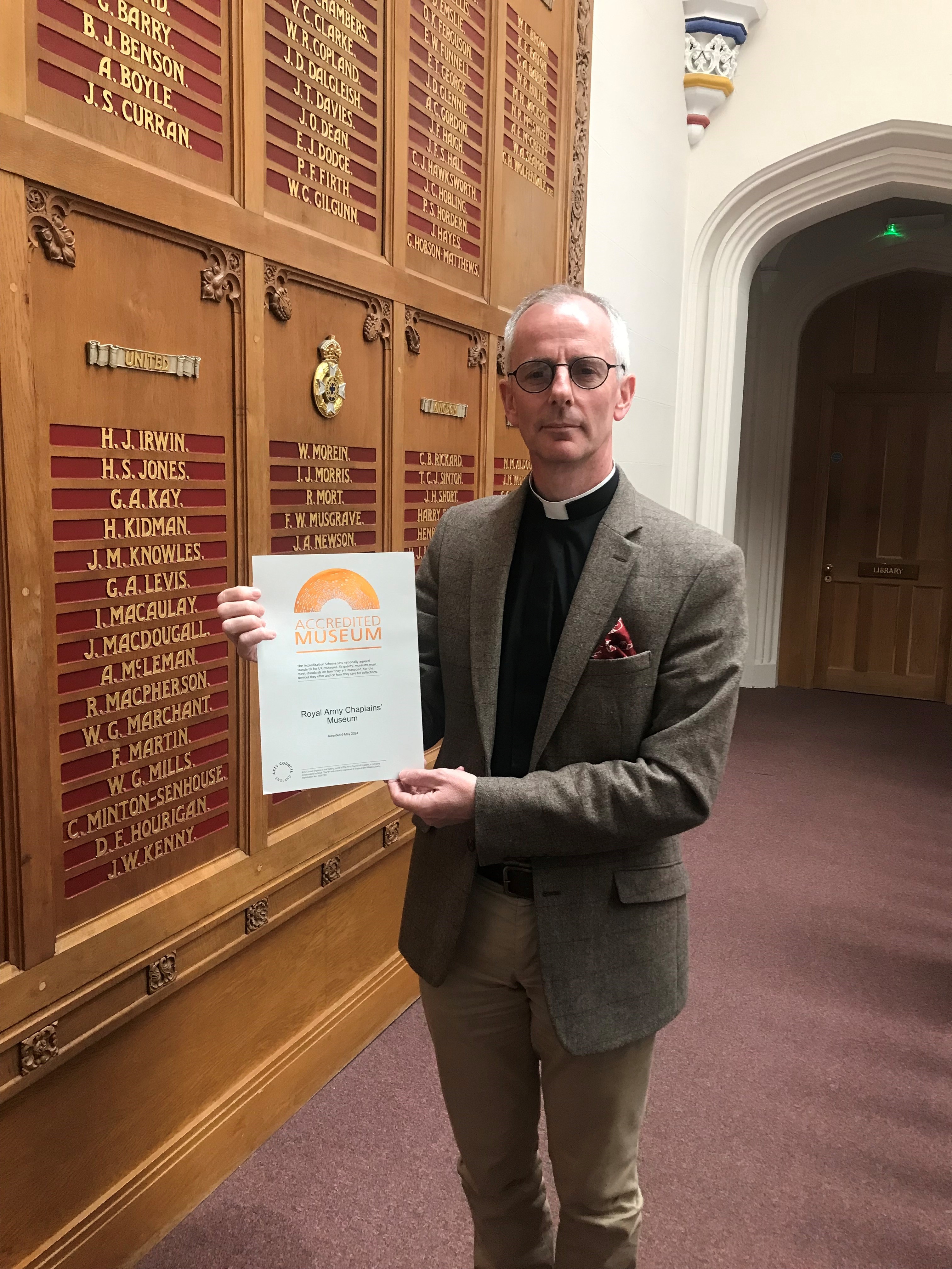 The Royal Army Chaplains Museum gains renowned Arts Council England ...