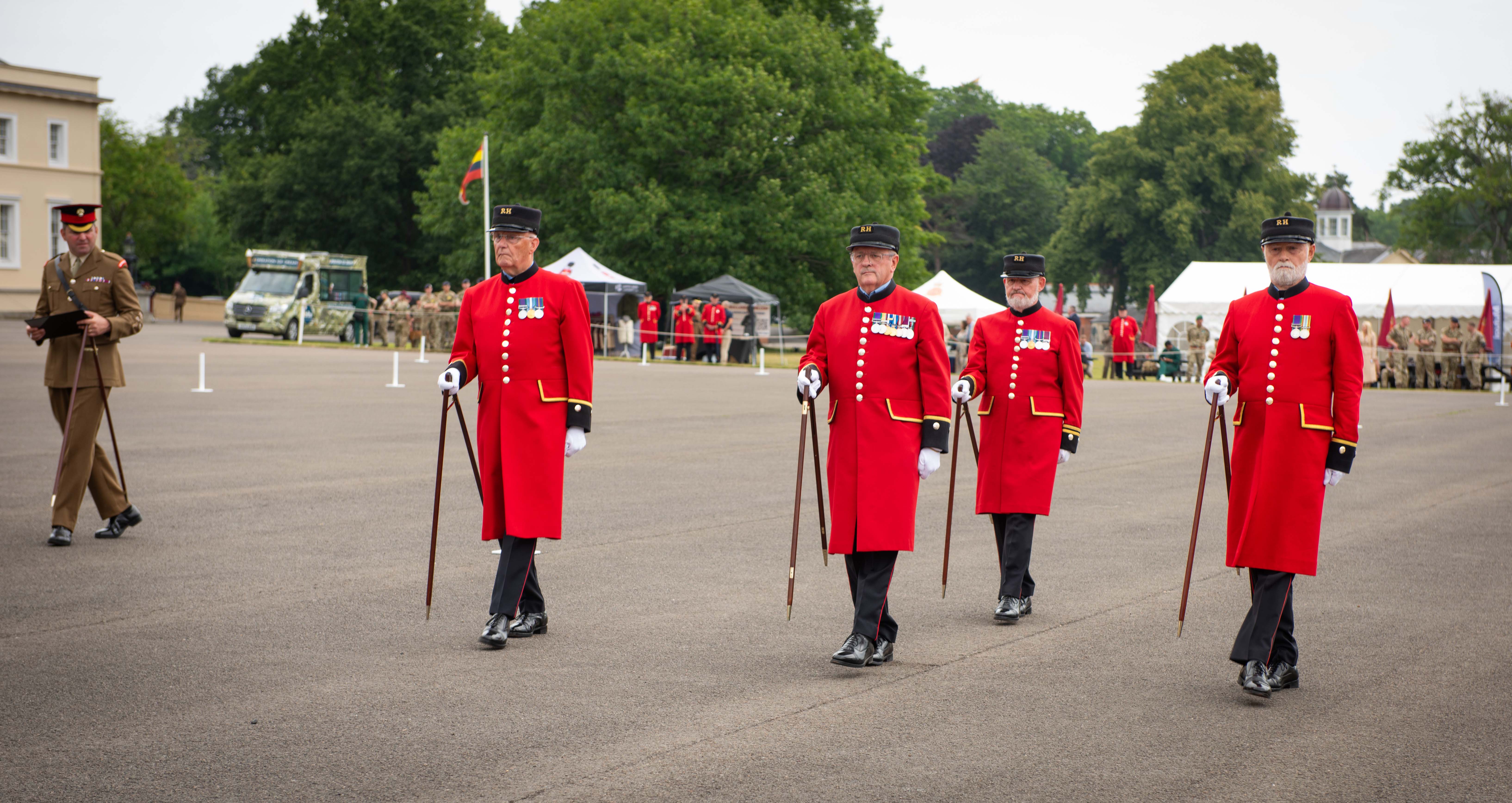 Precision on parade at All Arms International Pace Sticking Competition ...
