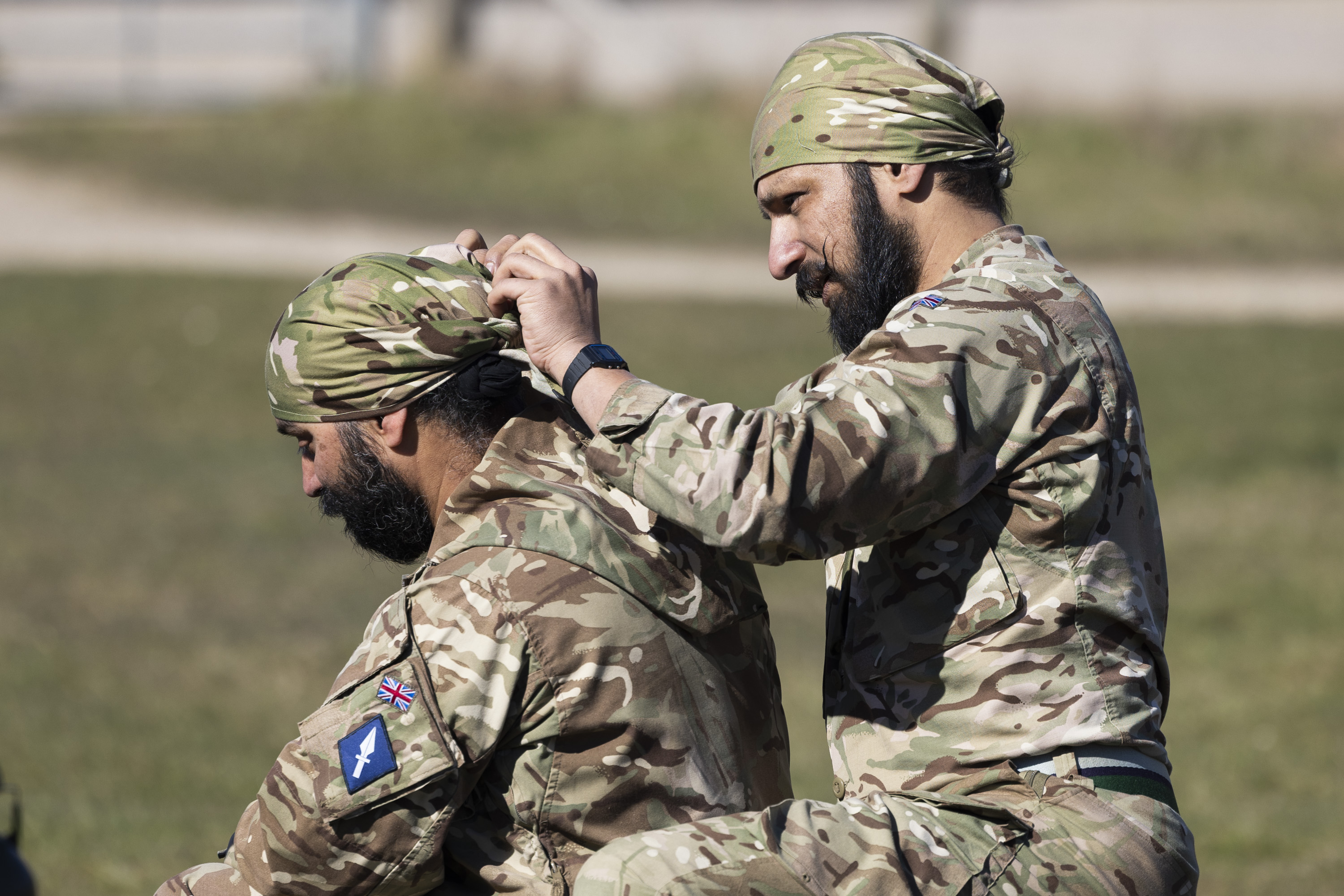 British military Sikhs mix warrior spirit with colour at Holla Mohalla ...